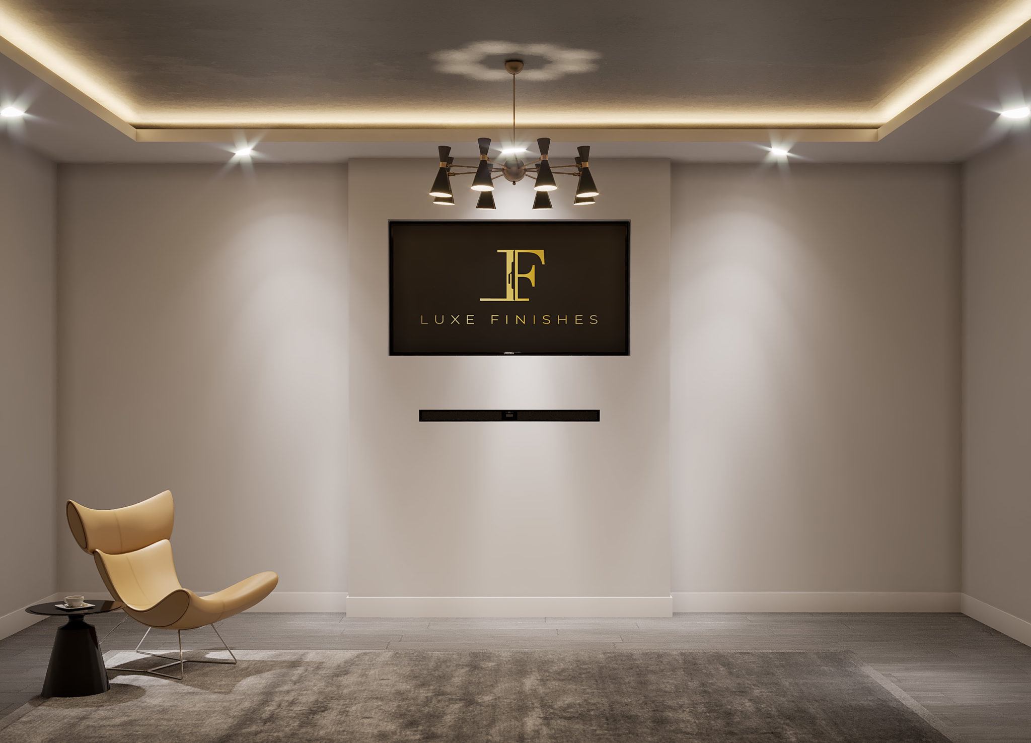 Media Walls - Luxe Finishes